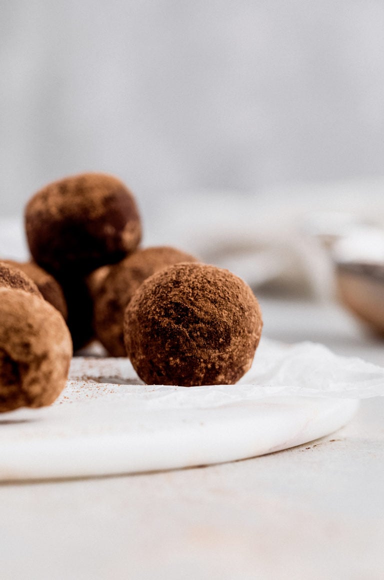 Boozy Chocolate Truffles - Yoga of Cooking