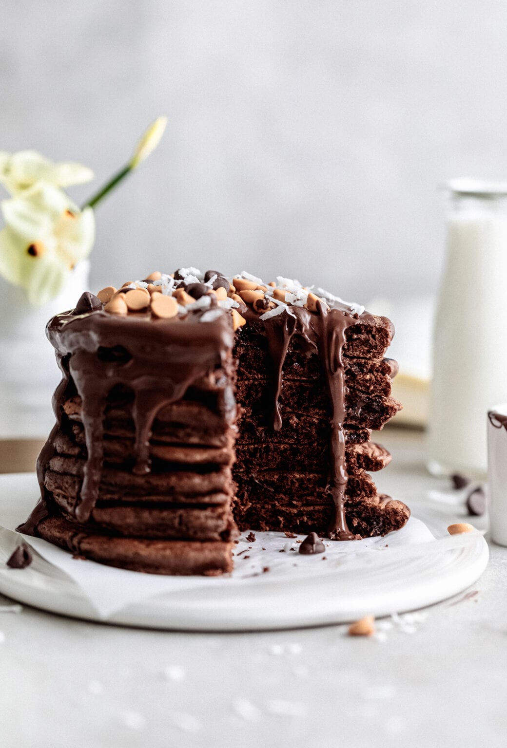 Chocolate Pancakes - Yoga of Cooking