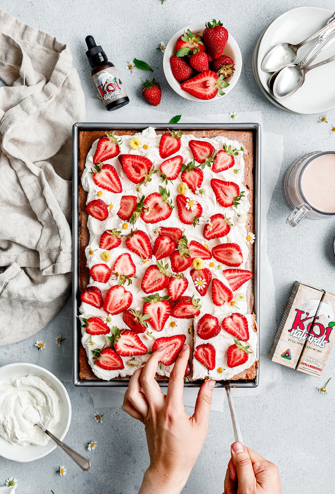 Strawberry Tres Leches - Yoga of Cooking